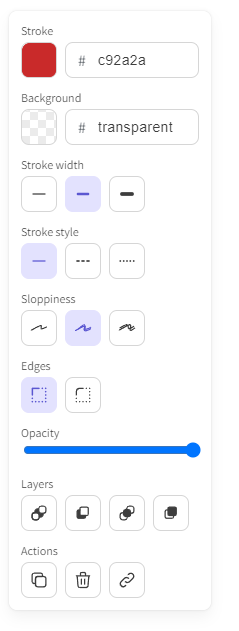 customizing element properties sidebar · Issue #6142 · excalidraw/excalidraw · GitHub
