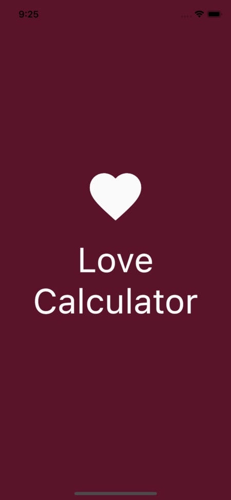 GitHub - eusoumabel/love_calculator: It's an app that calculates the ...