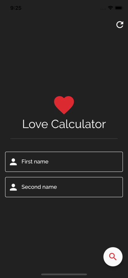 GitHub - eusoumabel/love_calculator: It's an app that calculates the ...