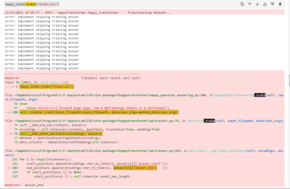 I created a train.csv and I get an error about · Issue #307 · EricFillion/happy-transformer · GitHub