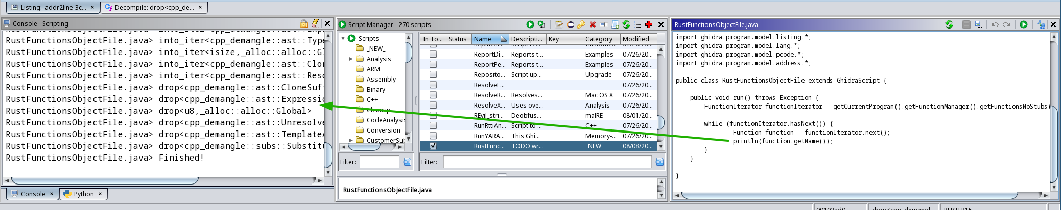 Missing Functions In The Symbol Tree View When Opening A Rust Elf Object File · Issue 4515