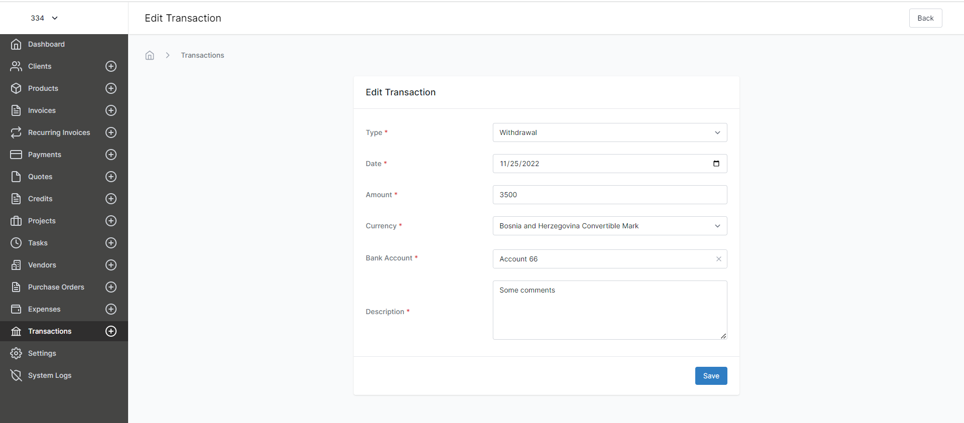 Feature Bank Transactions By Civolilah · Pull Request 257 · Invoiceninjaui · Github