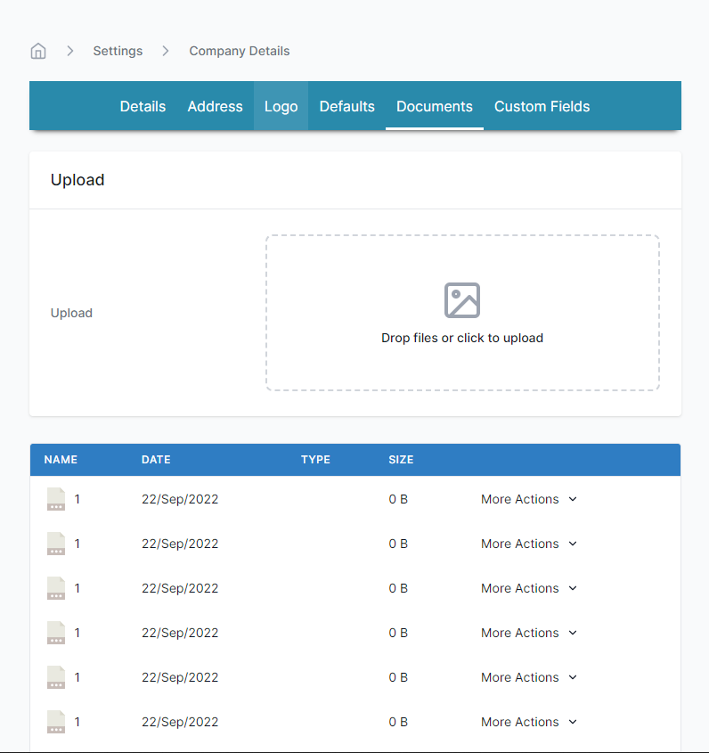 [Feature]366-Company Details Tabs by Civolilah · Pull Request #265 · invoiceninja/ui · GitHub