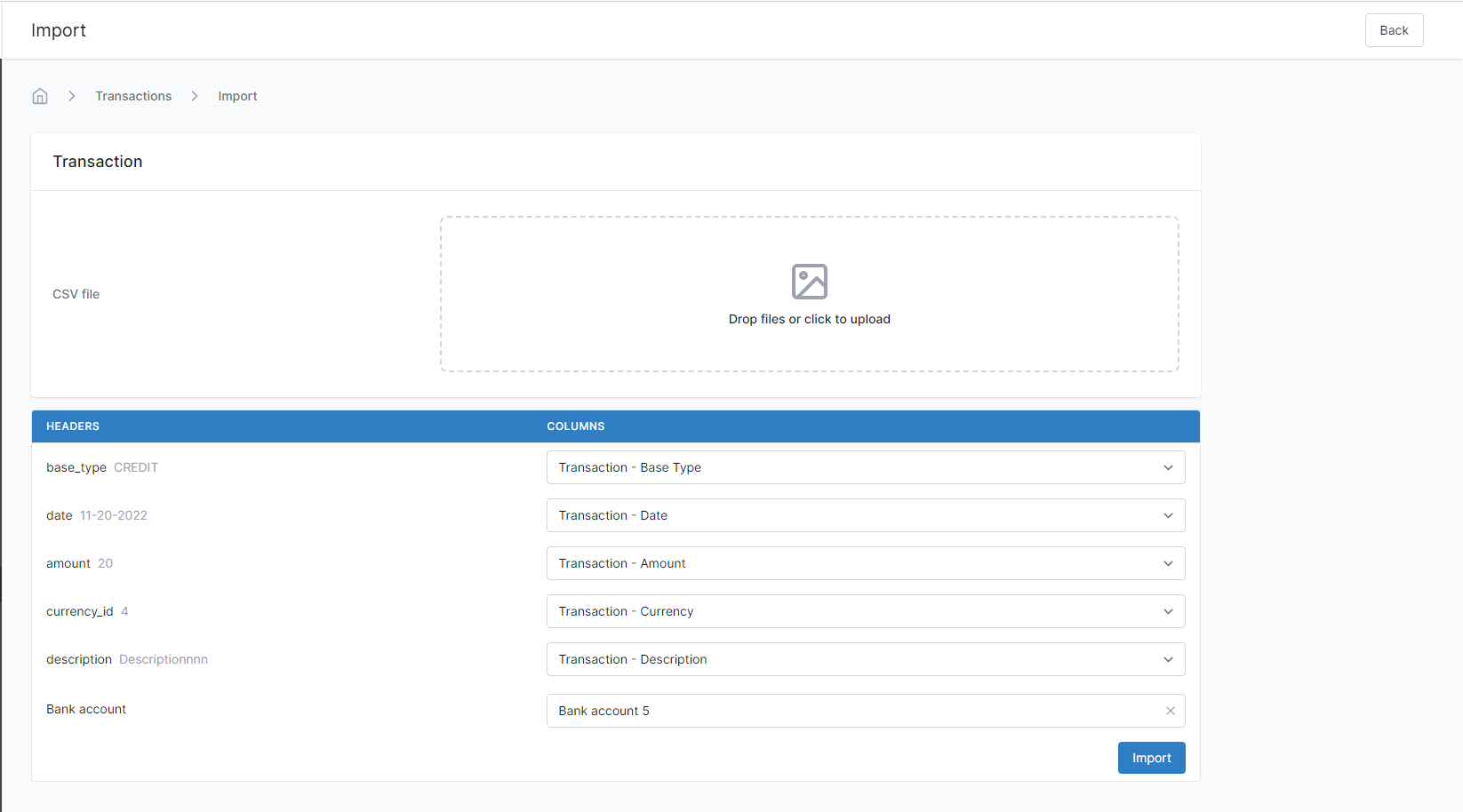 [FEATURE] Bank-transaction-import by Civolilah · Pull Request #269 · invoiceninja/ui · GitHub