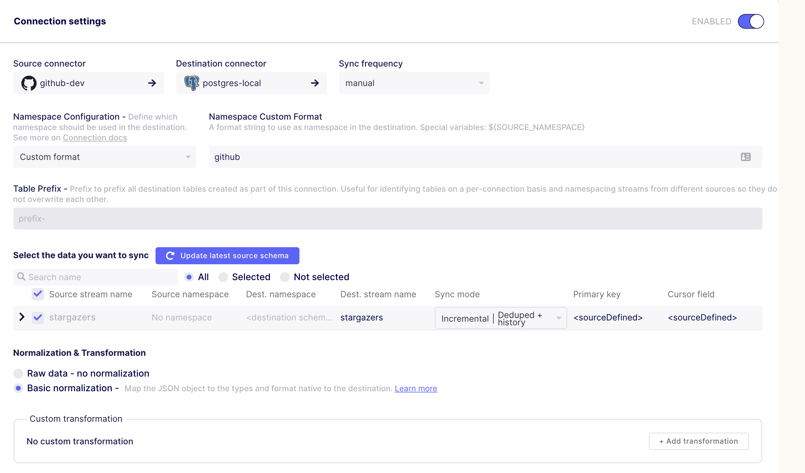 Normalization: final tables don't have any data · Issue #8028 · airbytehq/airbyte · GitHub