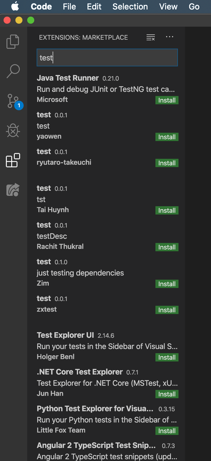macOS Catalina: Cannot connect to the Extensions Marketplace (Error querying extensions gallery ...