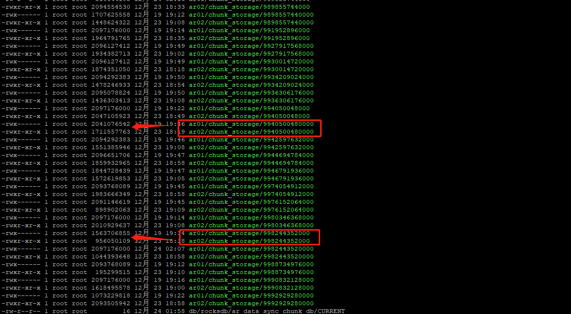 How can I check the integrity of files in chunk_storage? I found files ...