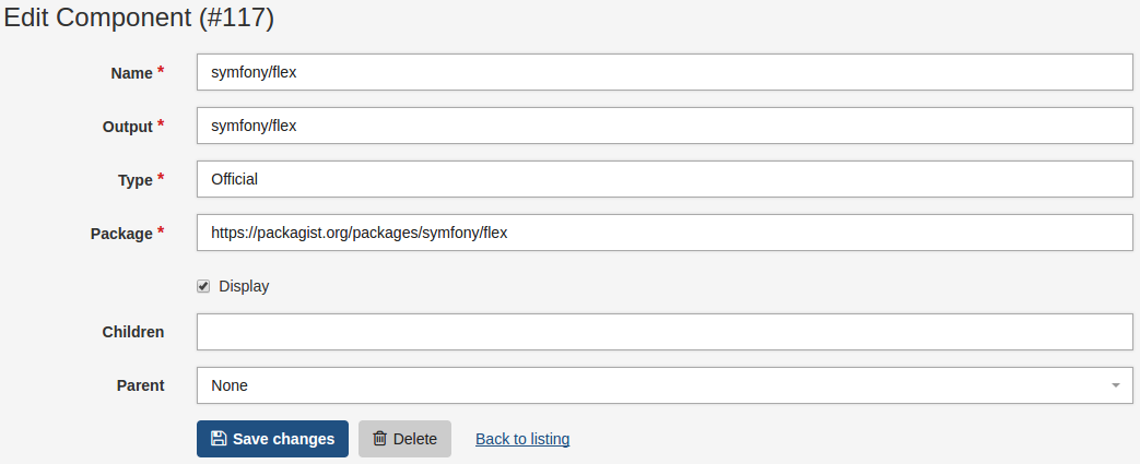 One to Many self referencing does not work as expected · Issue #1955 · EasyCorp/EasyAdminBundle ...