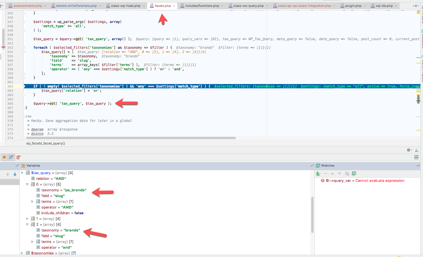 BUG: Changing the "filter url" breaks the tax_query · Issue #1290 · 10up/ElasticPress · GitHub