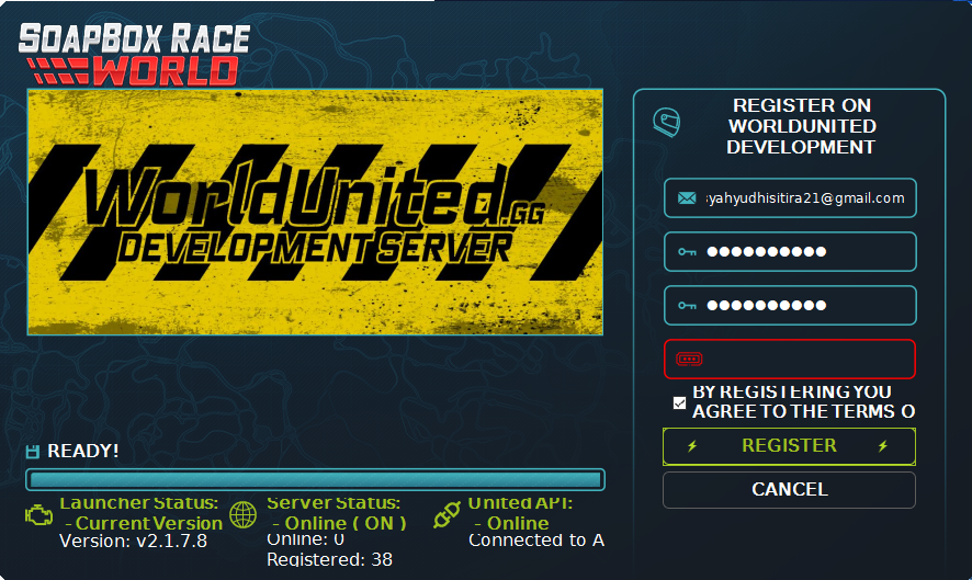 Cant register · Issue #175 · SoapboxRaceWorld/GameLauncher_NFSW · GitHub