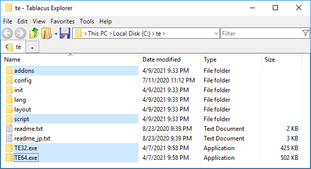 Remember last item. · Issue #399 · tablacus/TablacusExplorer · GitHub
