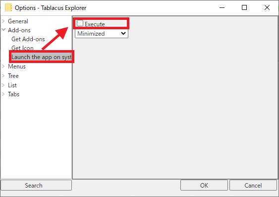Startup on Windows load · Issue #451 · tablacus/TablacusExplorer · GitHub