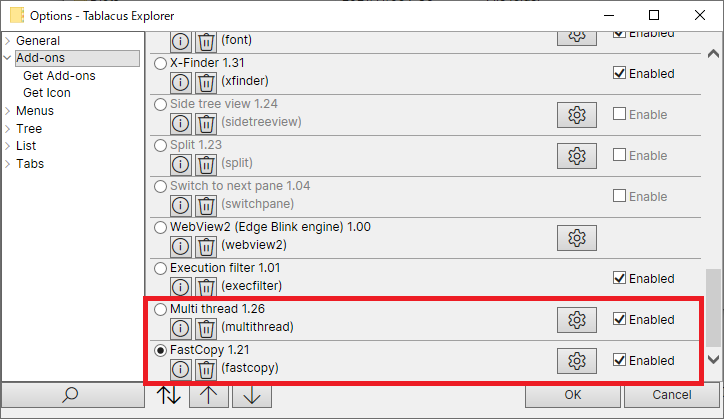 Integration with FastCopy does not work · Issue #484 · tablacus ...
