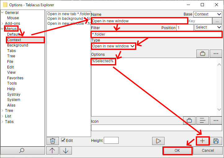 How to open folder content in new window (NOT tab)? · Issue #504 · tablacus/TablacusExplorer ...