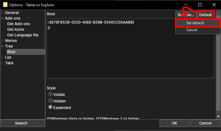 No Quick Access present at the tree view · Issue #11 · tablacus/TablacusExplorerWebView2 · GitHub