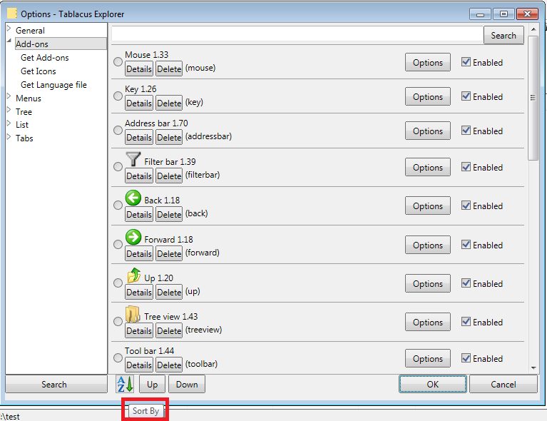 Incorrect tip for the Sort button on Tools > Add-ons page · Issue #654 · tablacus ...