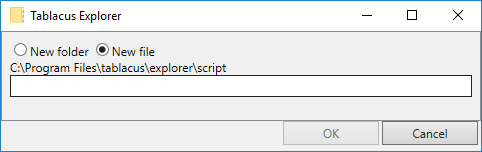 New file menu (feature request) · Issue #89 · tablacus/TablacusExplorer · GitHub