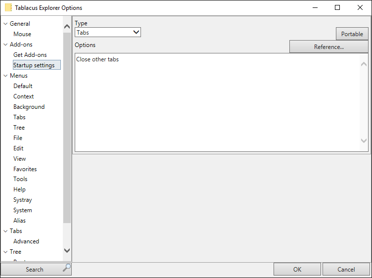 Restore tabs on start · Issue #25 · tablacus/TablacusExplorerAddons · GitHub