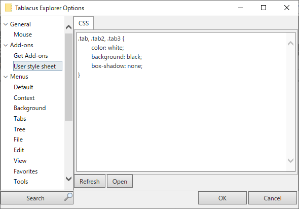How to Change the Default Tab Color · Issue #163 · tablacus/TablacusExplorer · GitHub