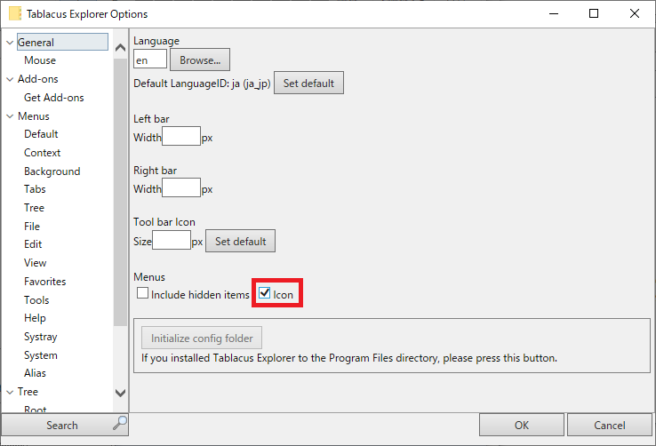 Enhancement request: Show default icons for custom menu items · Issue #176 · tablacus ...