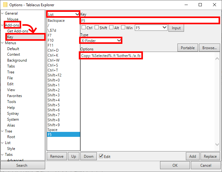 Feature request: F5 key for copy files · Issue #249 · tablacus ...