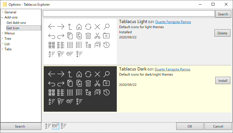 GitHub - tablacus/TablacusExplorerIconPacks: Icon packs for Tablacus Explorer