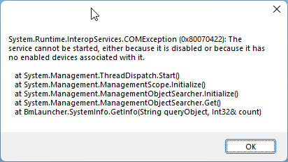 Launcher seems to crash when trying to pull GPU information · Issue #23 · neatodev/BmLauncher ...