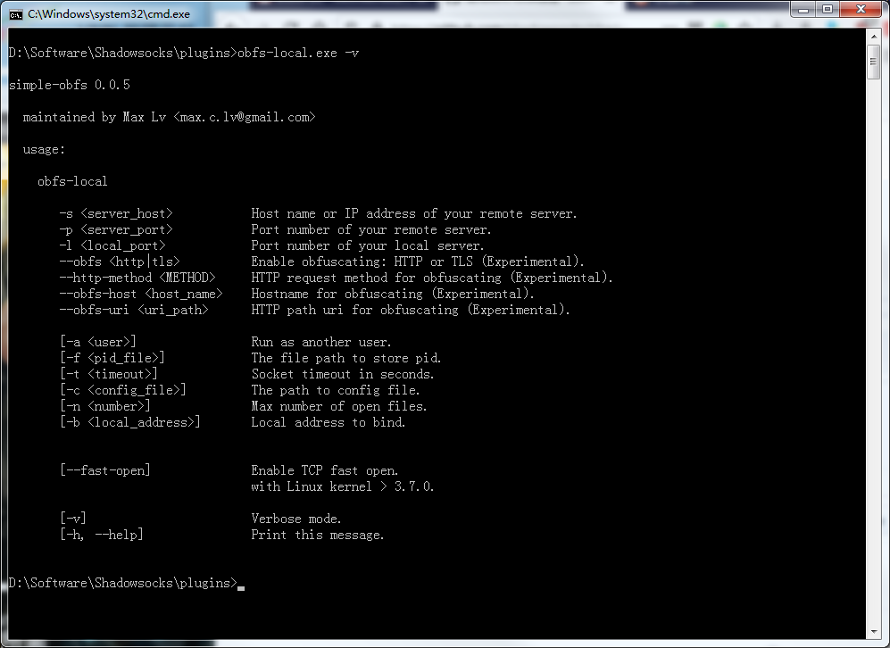 使用obfs-local报错 · Issue #2845 · shadowsocks/shadowsocks-windows · GitHub