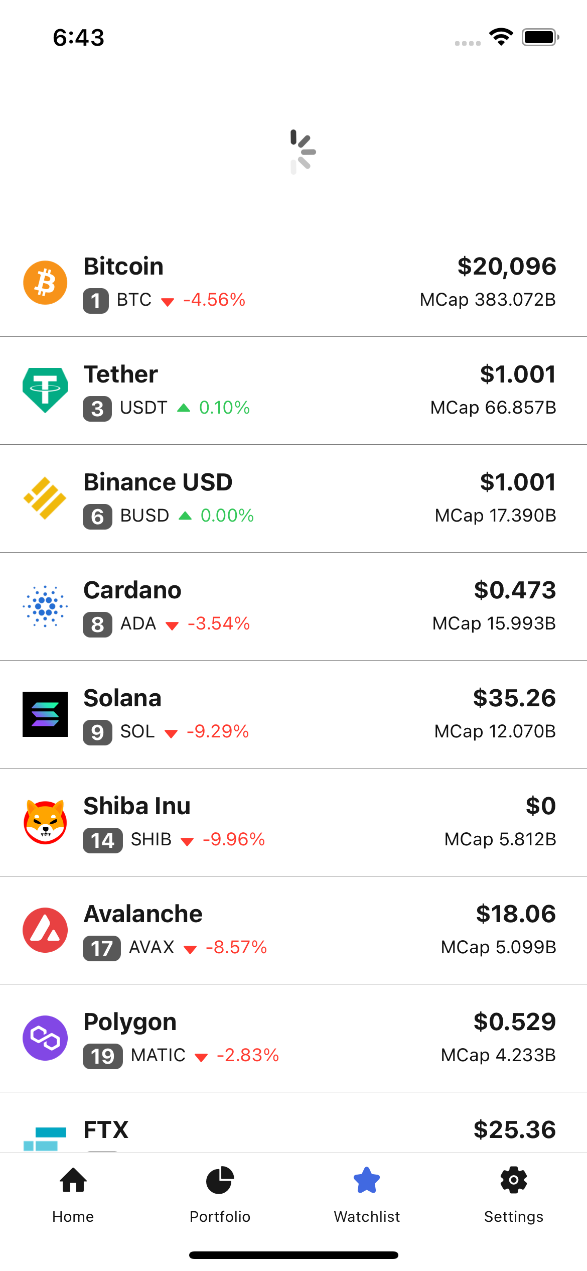 GitHub - aeropriest/CoinWatch: Live crypto coin watch with interactive ...