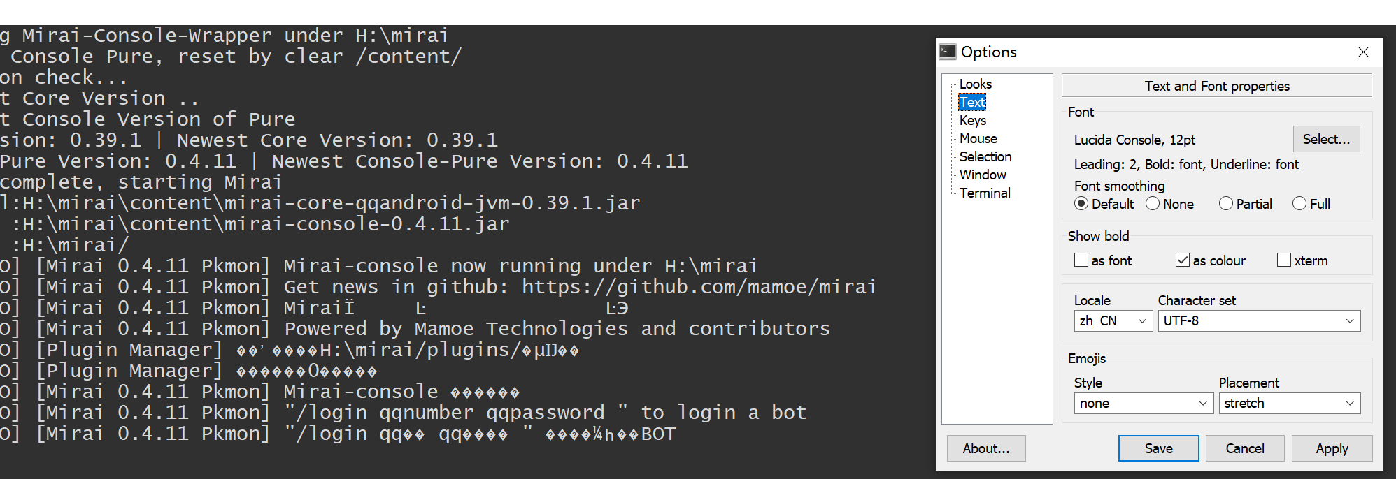 一键包使用编码异常 · Issue #70 · mamoe/mirai-console · GitHub