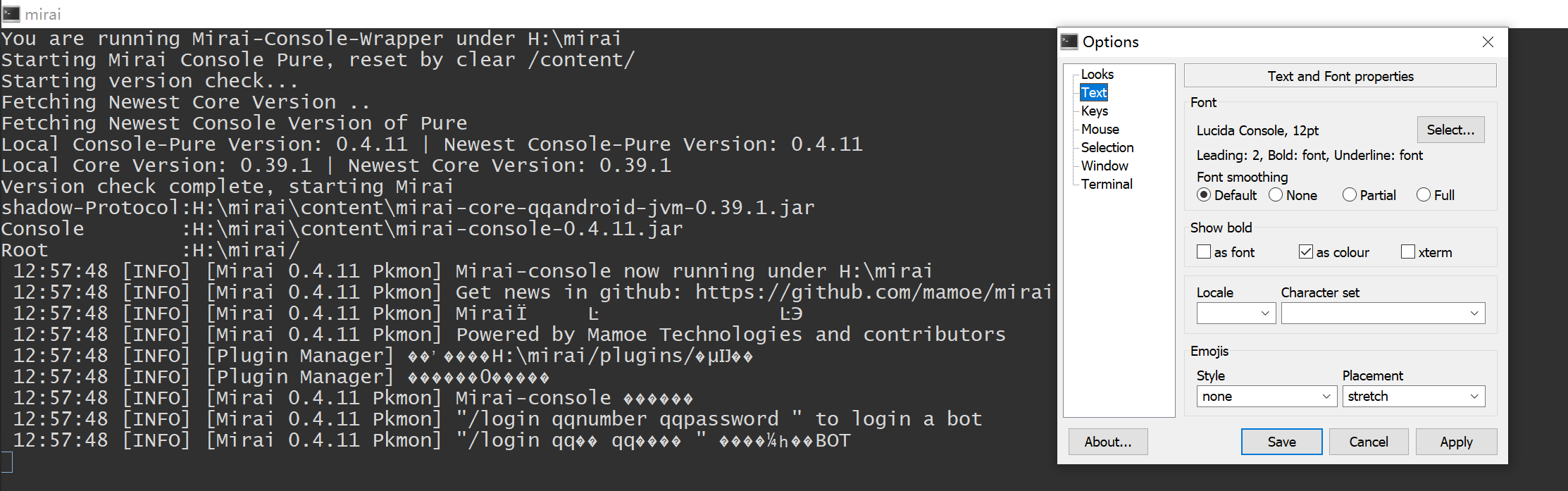 一键包使用编码异常 · Issue #70 · mamoe/mirai-console · GitHub