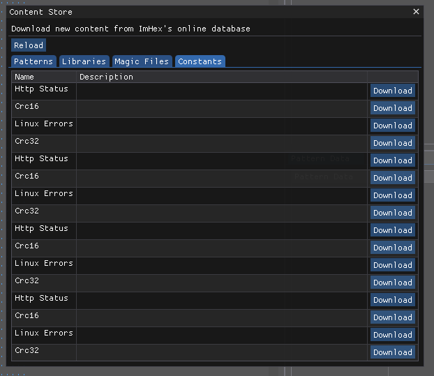 [Bug] Reload button in content store constants tab doesn't function correctly · Issue #290 ...