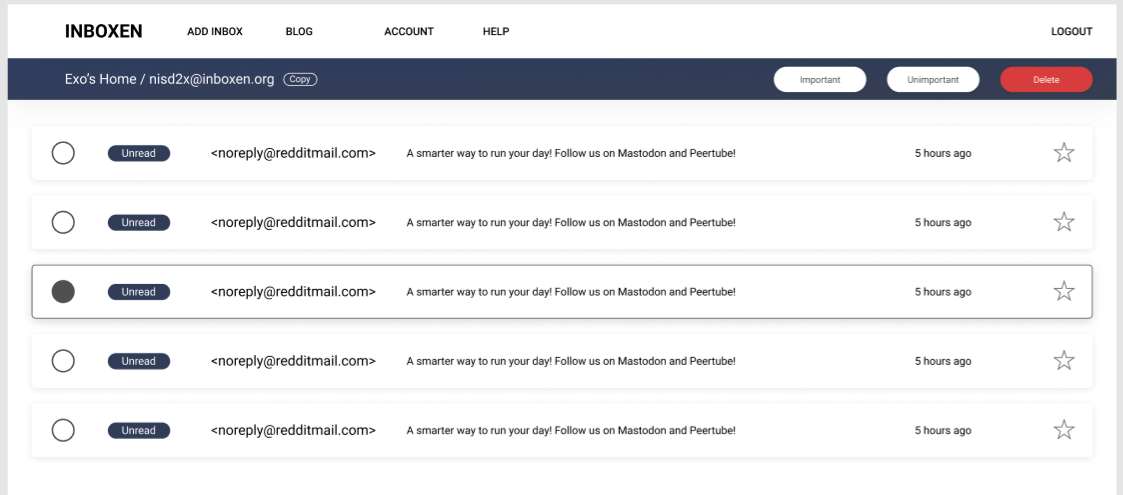 #389 - Better Design - Inboxen/Inboxen - Codeberg.org