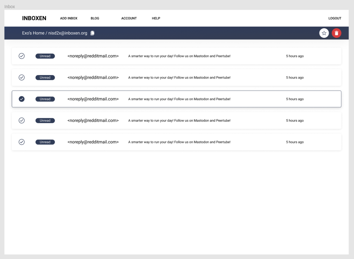 #389 - Better Design - Inboxen/Inboxen - Codeberg.org