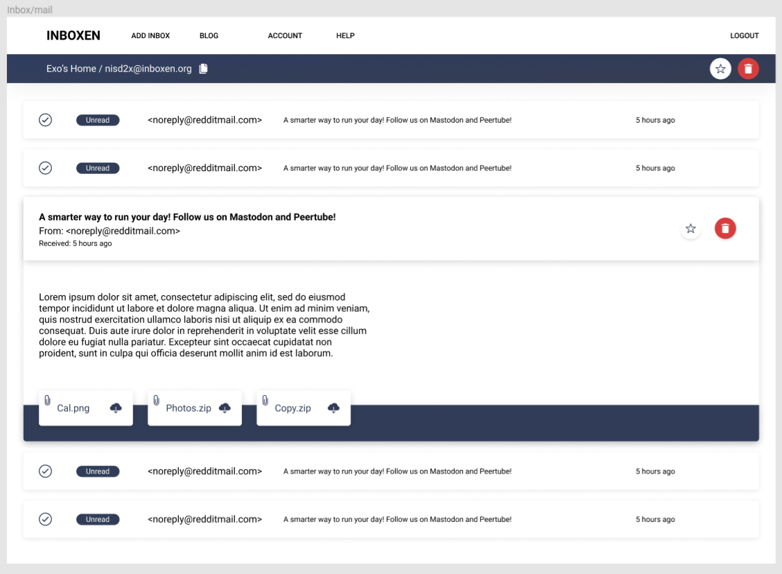 #389 - Better Design - Inboxen/Inboxen - Codeberg.org