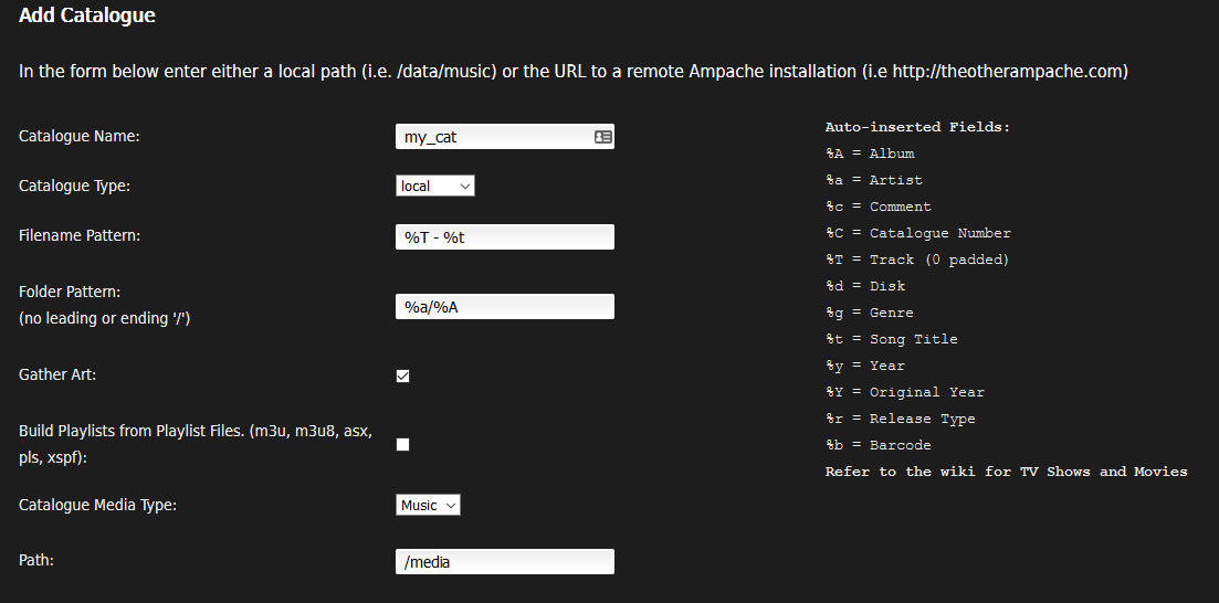 docker - Problem: Problem to add catalog · Issue #2387 · ampache/ampache · GitHub