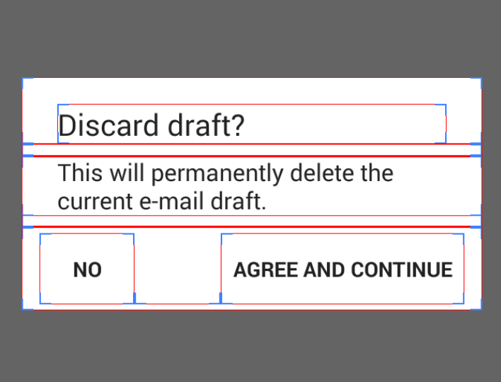 [Alert Dialog] Padding added on bottom when the positive button's text is a little long · Issue ...