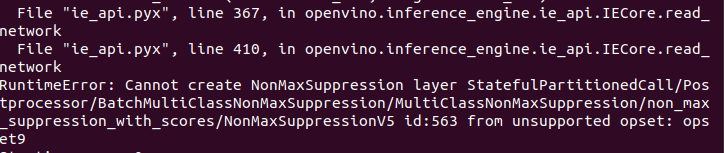 Cannot create non-max supression layer · Issue #13774 · openvinotoolkit/openvino · GitHub