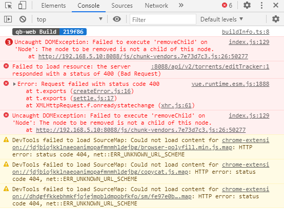 批量更换tracker卡死 · Issue #38 · CzBiX/qb-web · GitHub