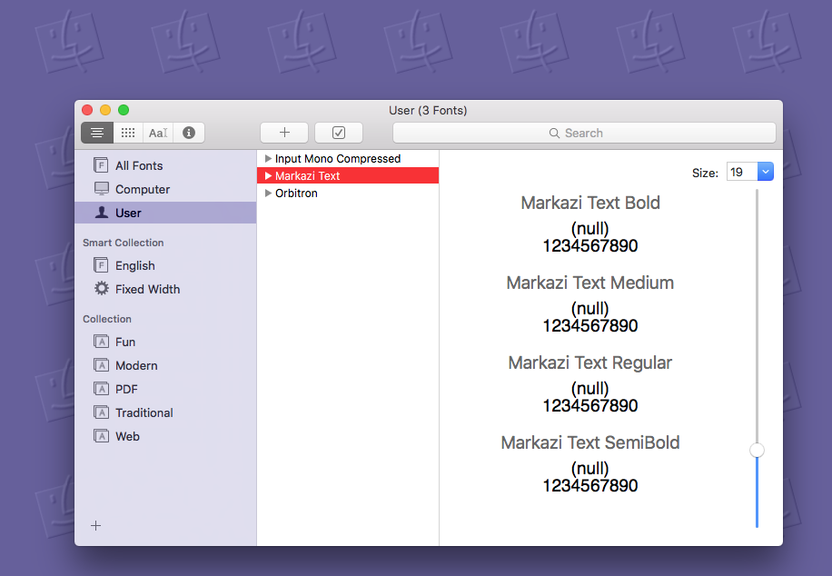 MacOS: FontBook specimen for variable fonts shows (null) · Issue #1958 · fonttools/fontbakery ...