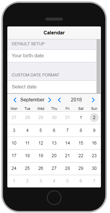 Calendar (sheet mode) will not respect backdrop setting · Issue #2632 · framework7io/framework7 ...