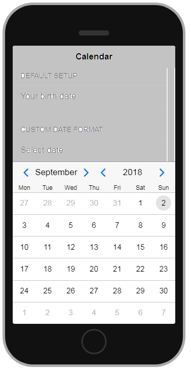 Calendar (sheet mode) will not respect backdrop setting · Issue #2632 · framework7io/framework7 ...