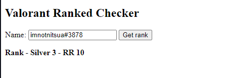 GitHub - blue-codes-yep/Valorant_Rank_Checker: Check the rank of user that plays Valorant.