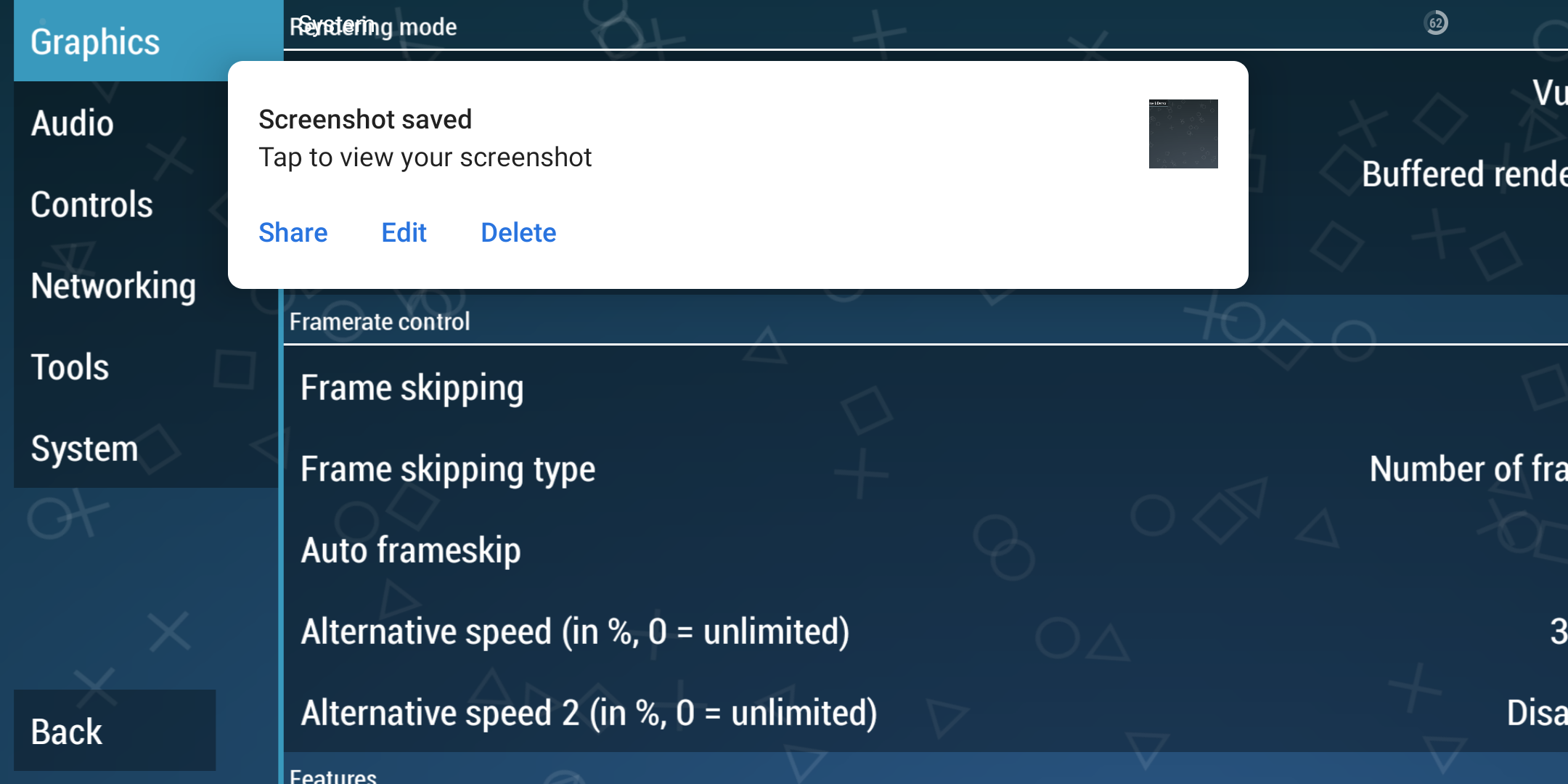 Android/Vulkan: Display stretched past edge of screen when starting PPSSPP in immersive mode ...