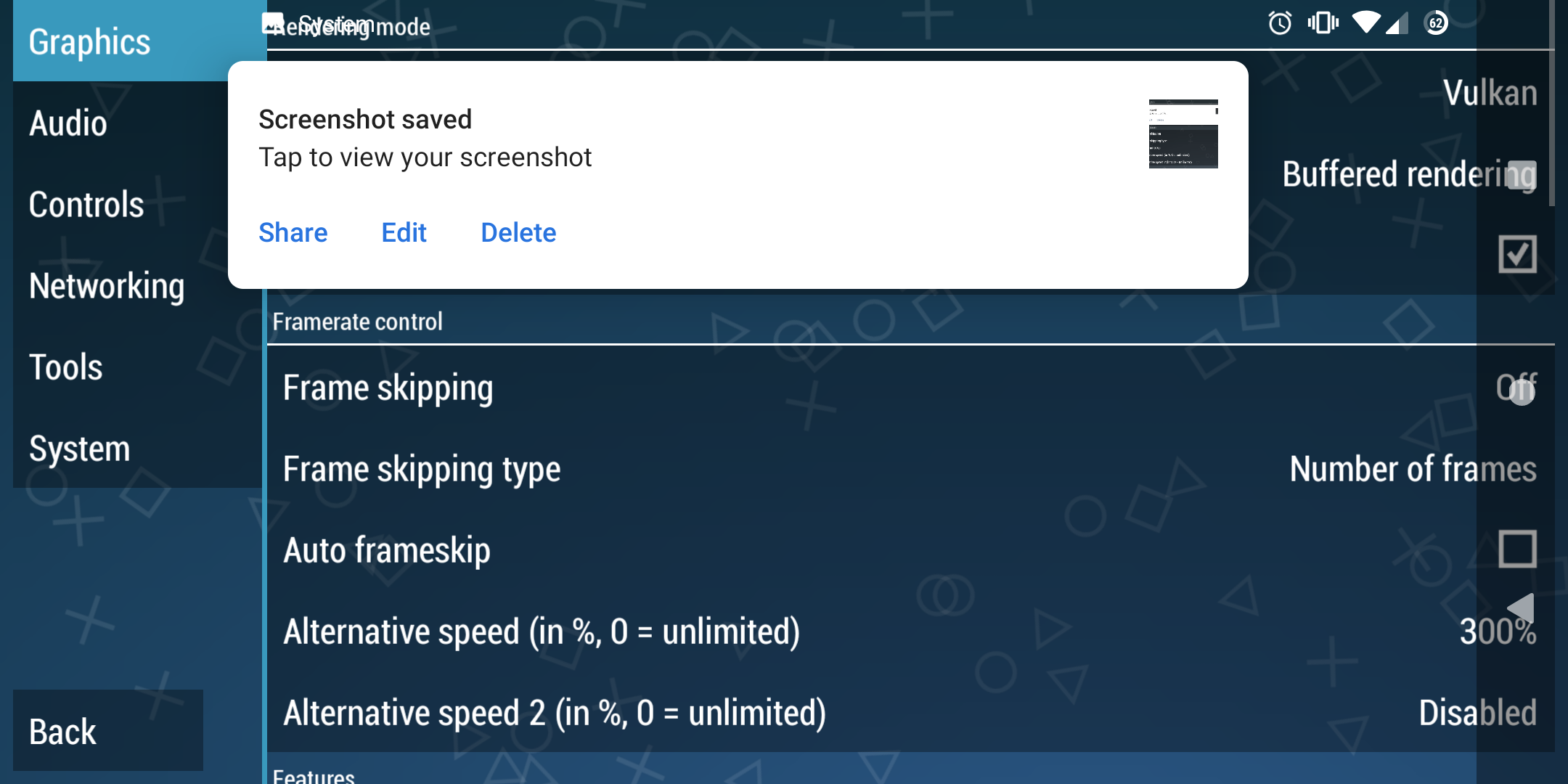 Android/Vulkan: Display stretched past edge of screen when starting PPSSPP in immersive mode ...