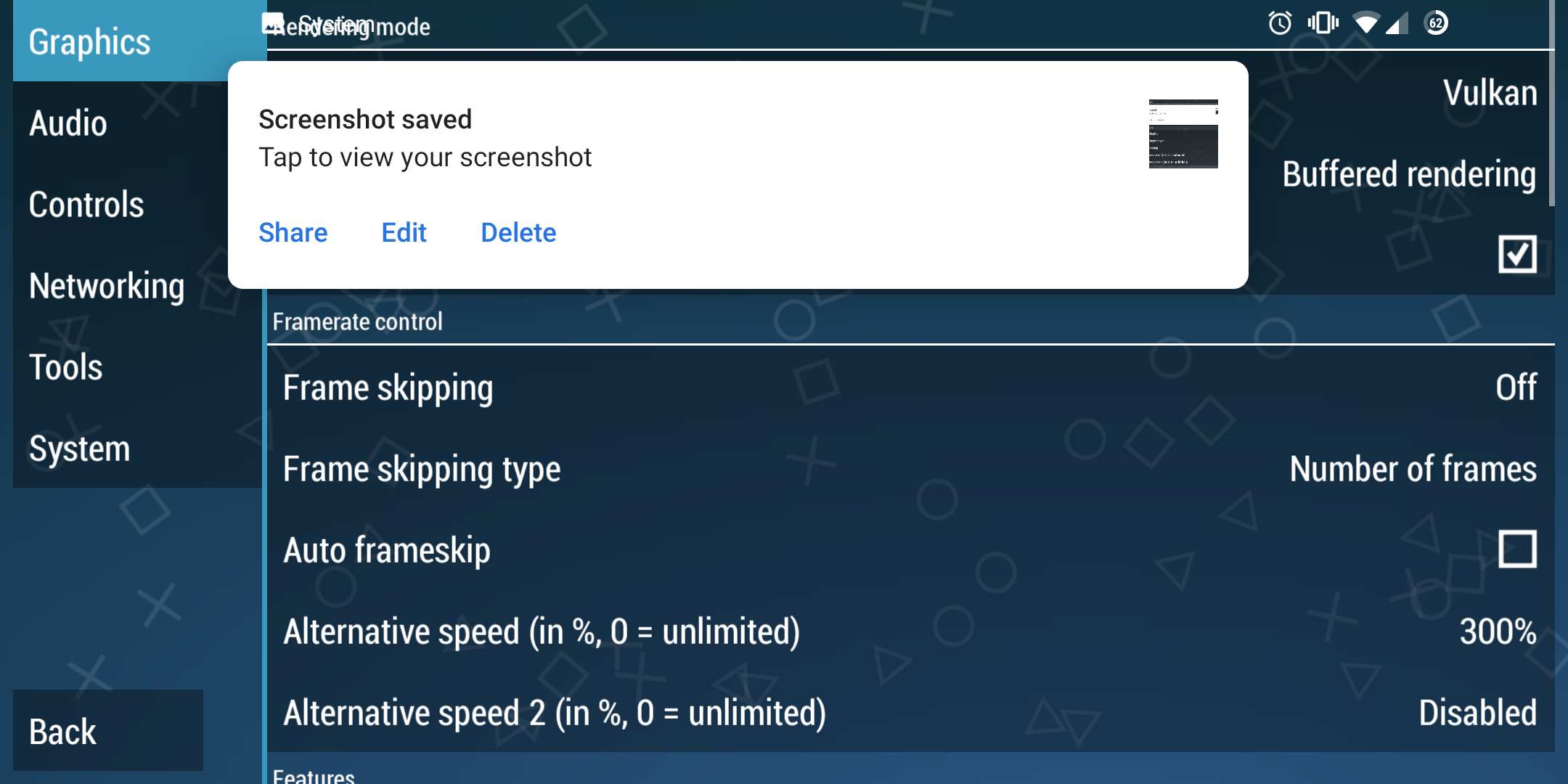 Androidvulkan Display Stretched Past Edge Of Screen When Starting Ppsspp In Immersive Mode