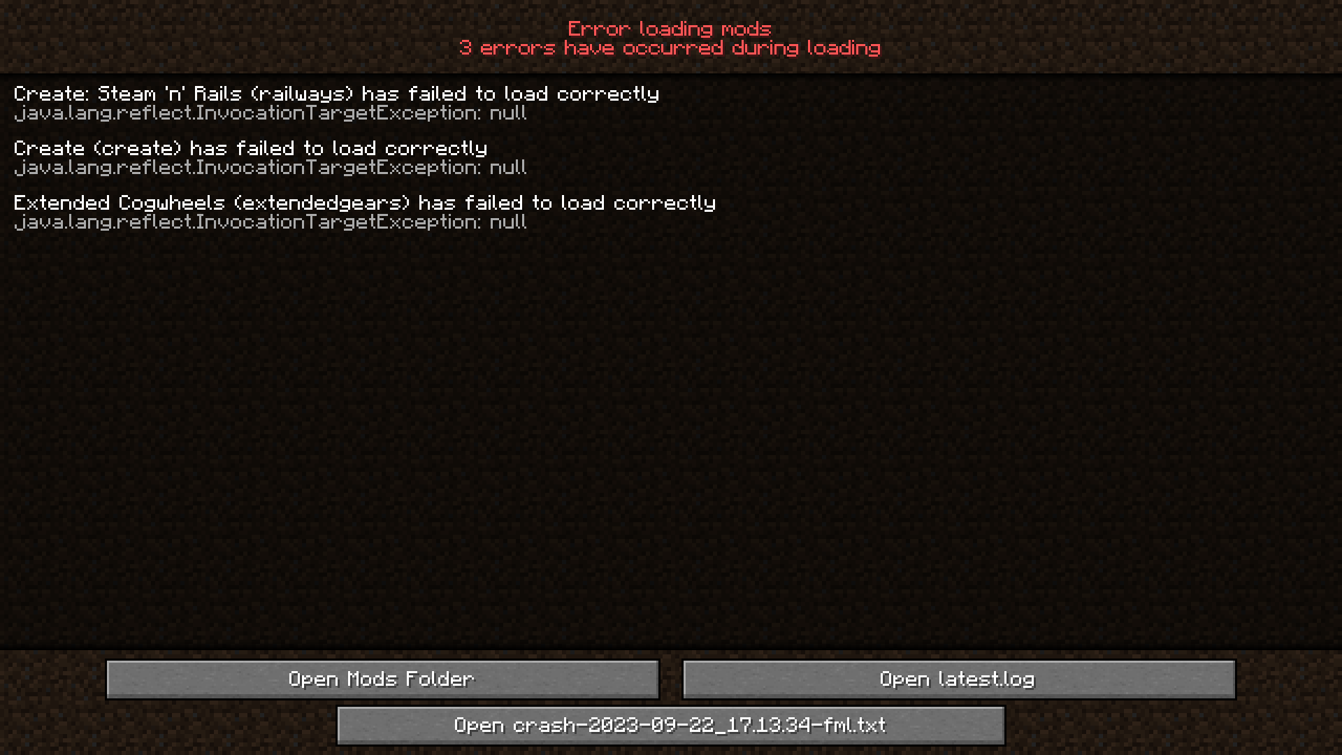 Not compatible with most recent version of Create · Issue #272 · Layers-of-Railways/Railway · GitHub