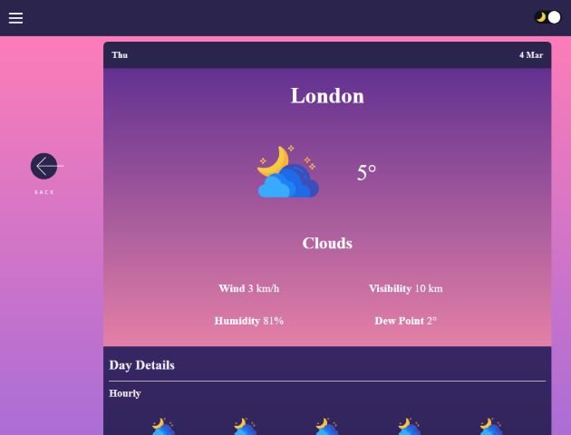 Github Moazgweather Appreact Ts A Simple Weather Application Built With React And Typescript