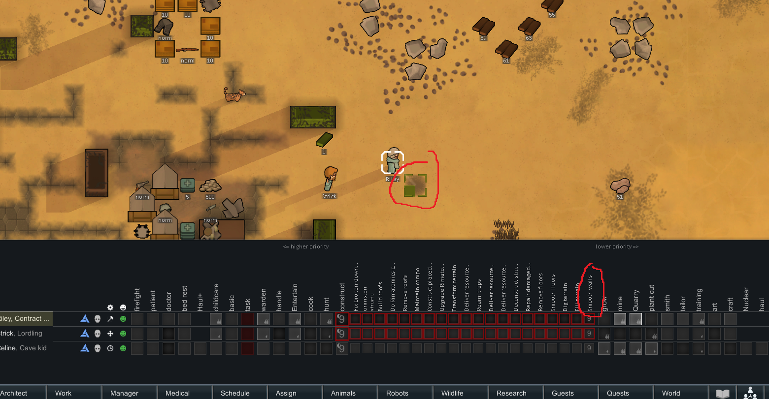 partial work type resulting in all jobs of that type being done · Issue #202 · fluffy-mods ...