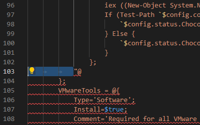 PowerShell syntax highlighting for multiline string does not stop highlighting · Issue #12724 ...